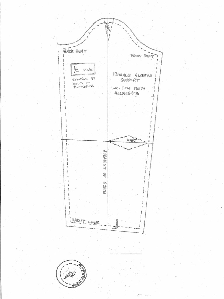 Mounting Dress Arm Pattern | PDF