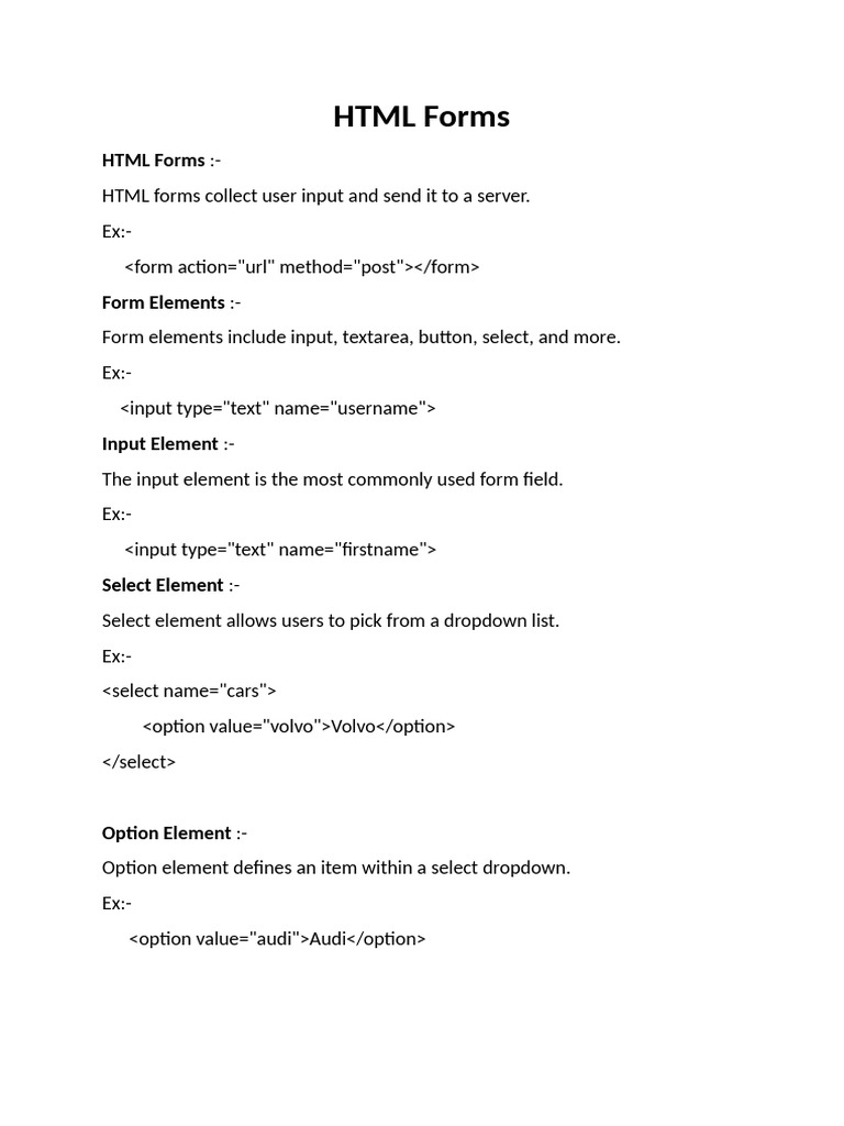 Html Cheat Sheet 2 Pdf