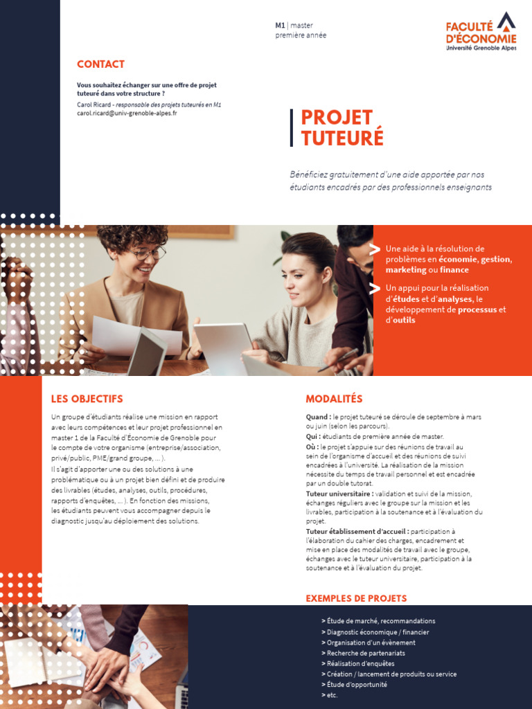 plaquette-projetsM1 | PDF