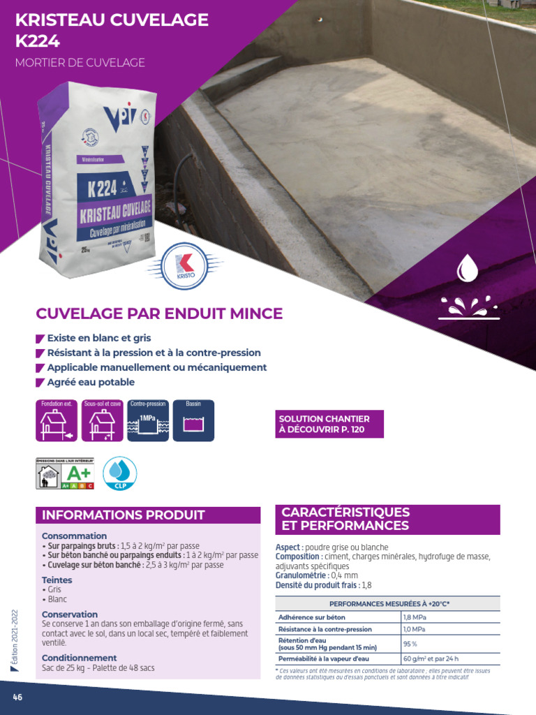 Ft+kristeau+cuvelage+k224 07.2021 | PDF