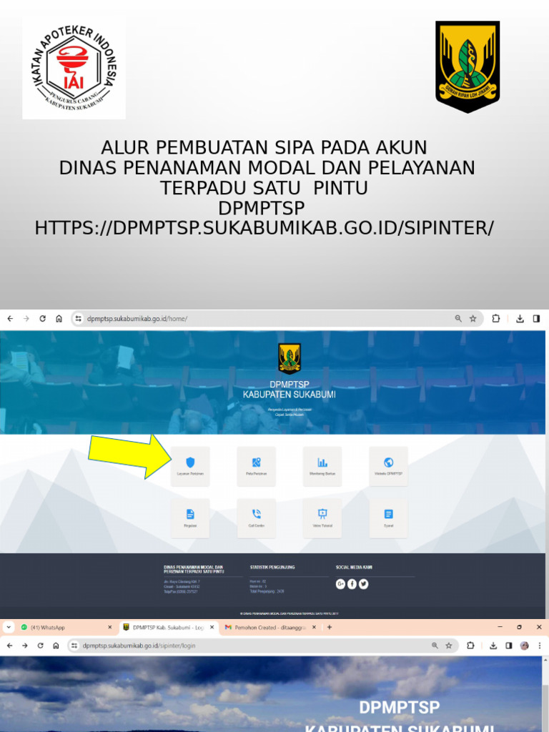Alur Pembuatan Sipa Pada Akun Sipinter | PDF