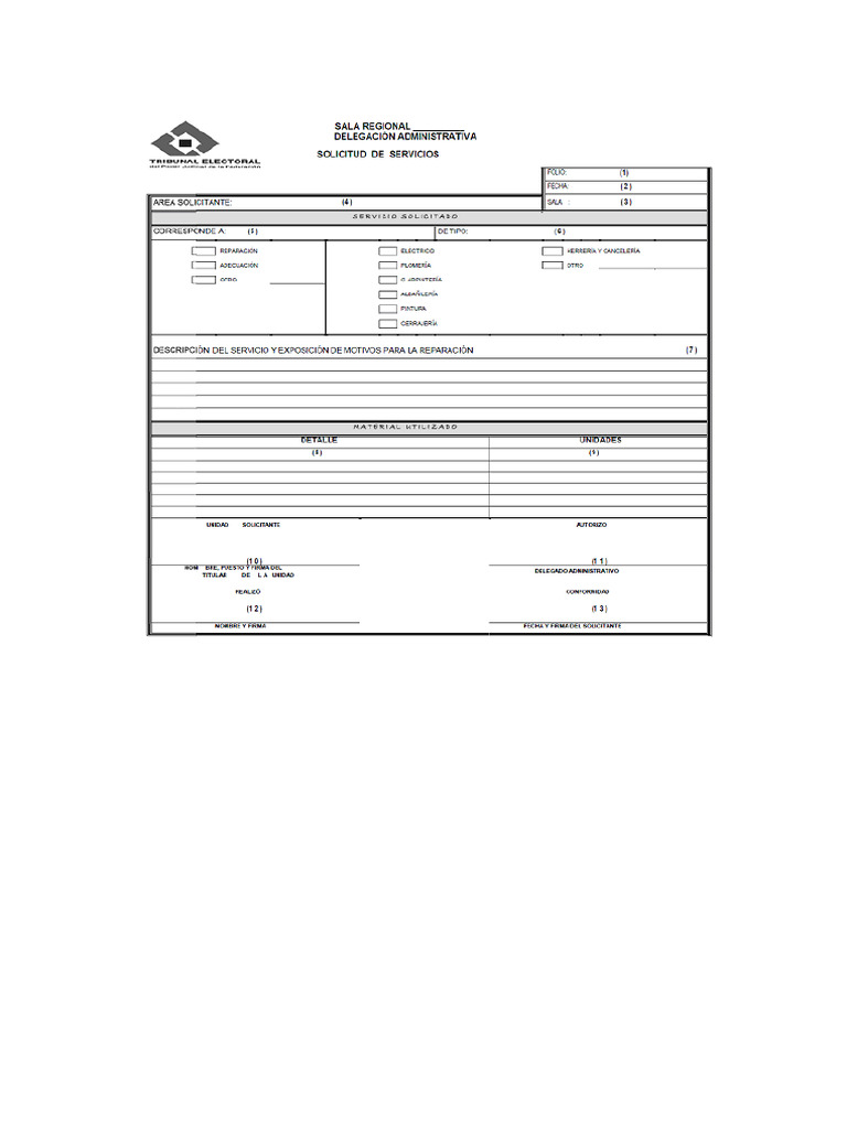 Hoja de Requerimiento | PDF