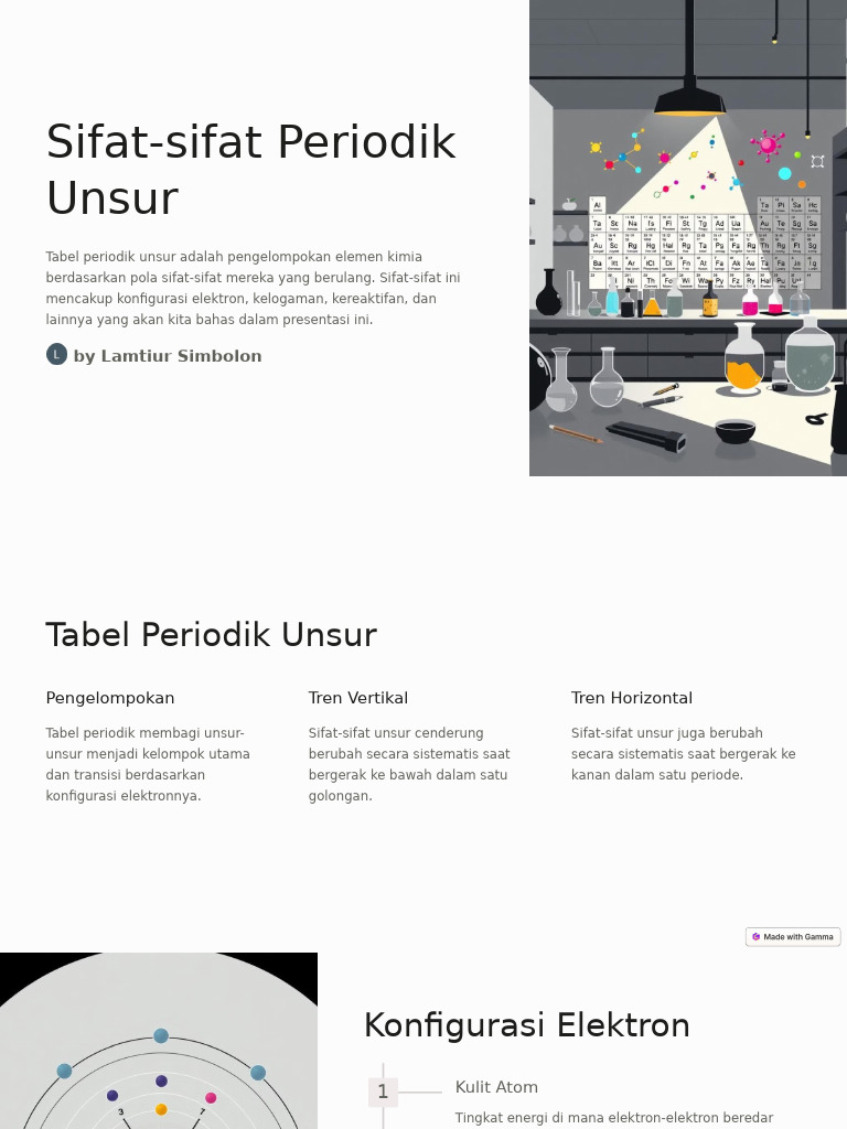 Sifat Sifat Periodik Unsur | PDF