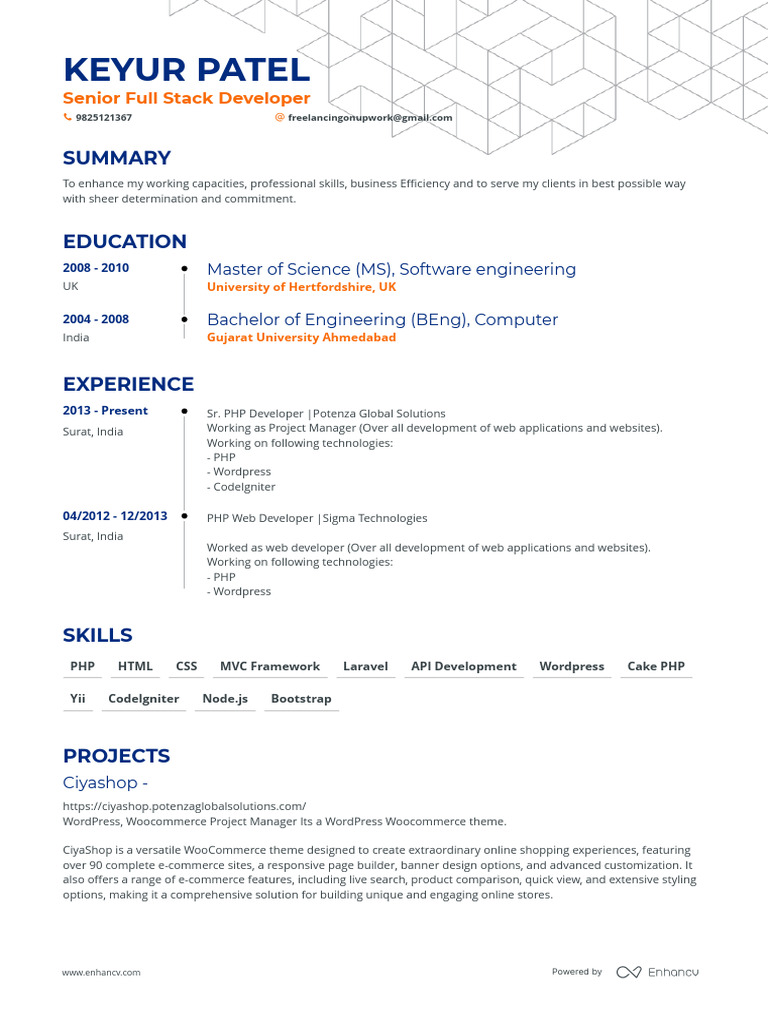 Keyur Patel | PDF | Word Press | Php