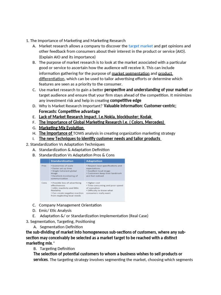 Revision | PDF | Marketing | Market Segmentation