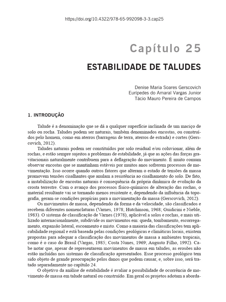 Estabilidade - Denise | PDF