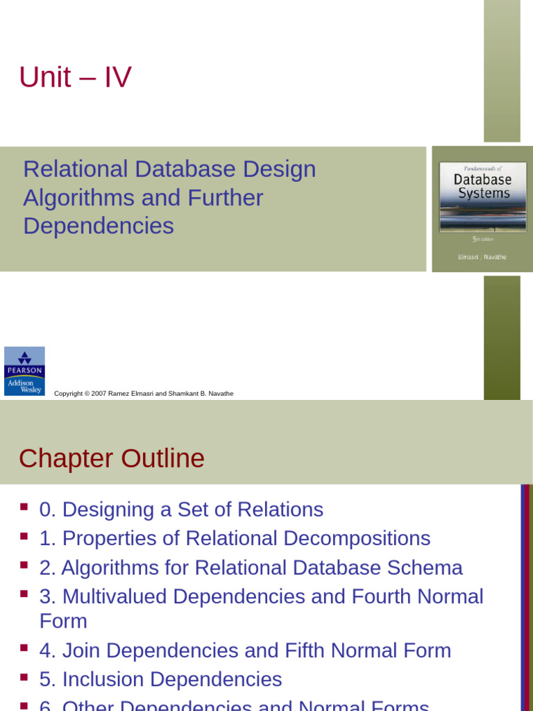 Relational Database Design Algorithms 5nf Pdf Relational Model Data Management