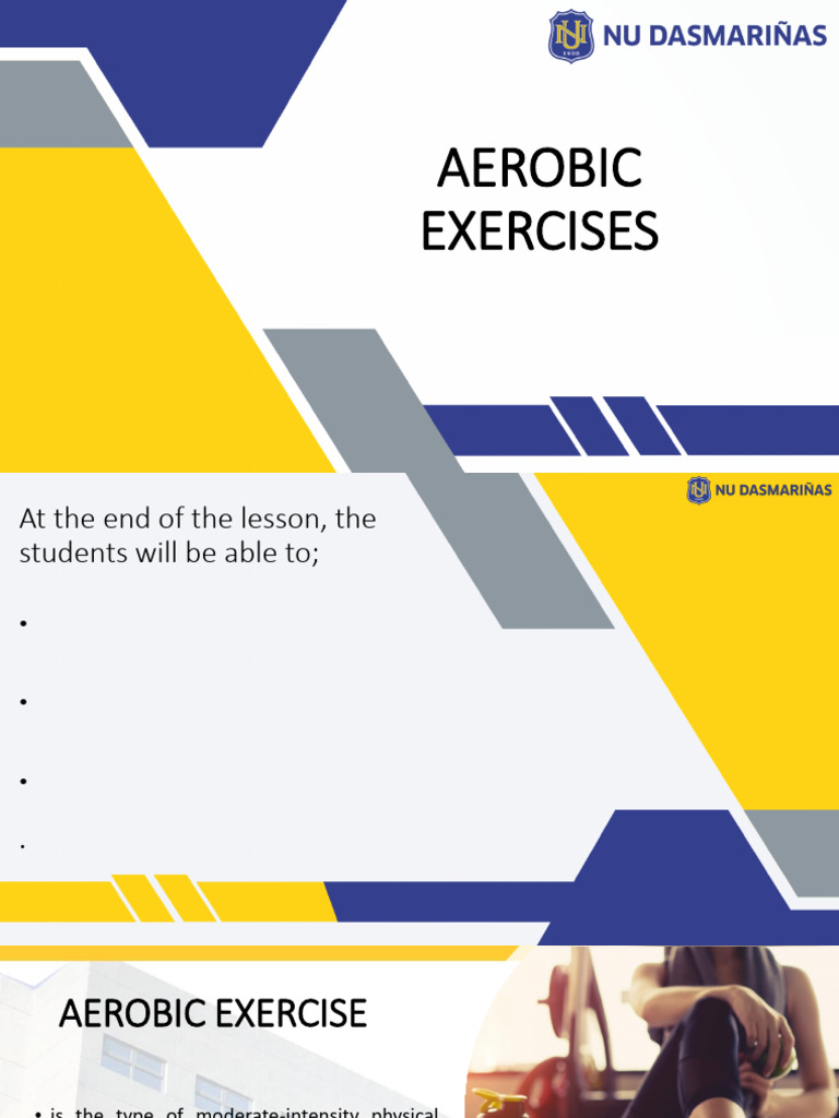 Week 8 - Aerobic Exercises | PDF