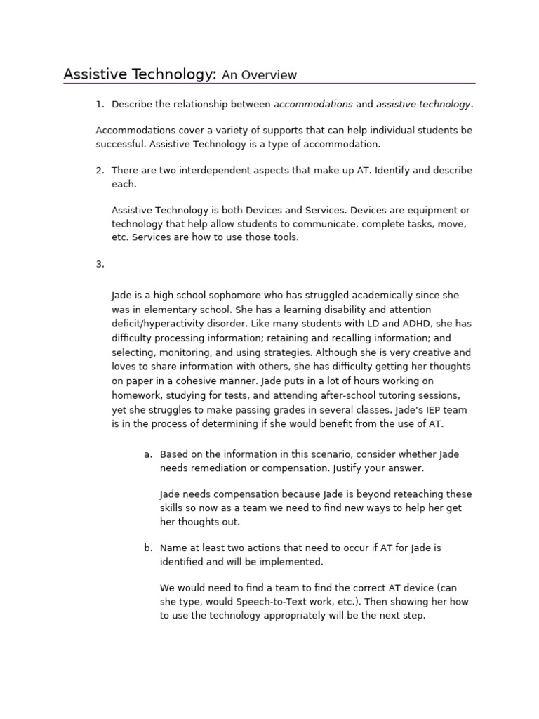 Hill Assistive Technology | PDF