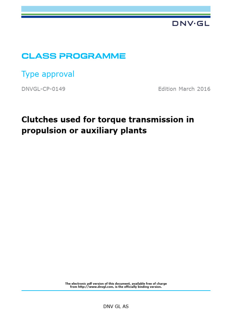DNVGL CP 0149 | PDF