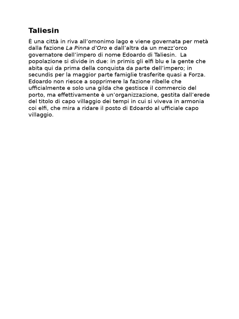 Taliesin | PDF