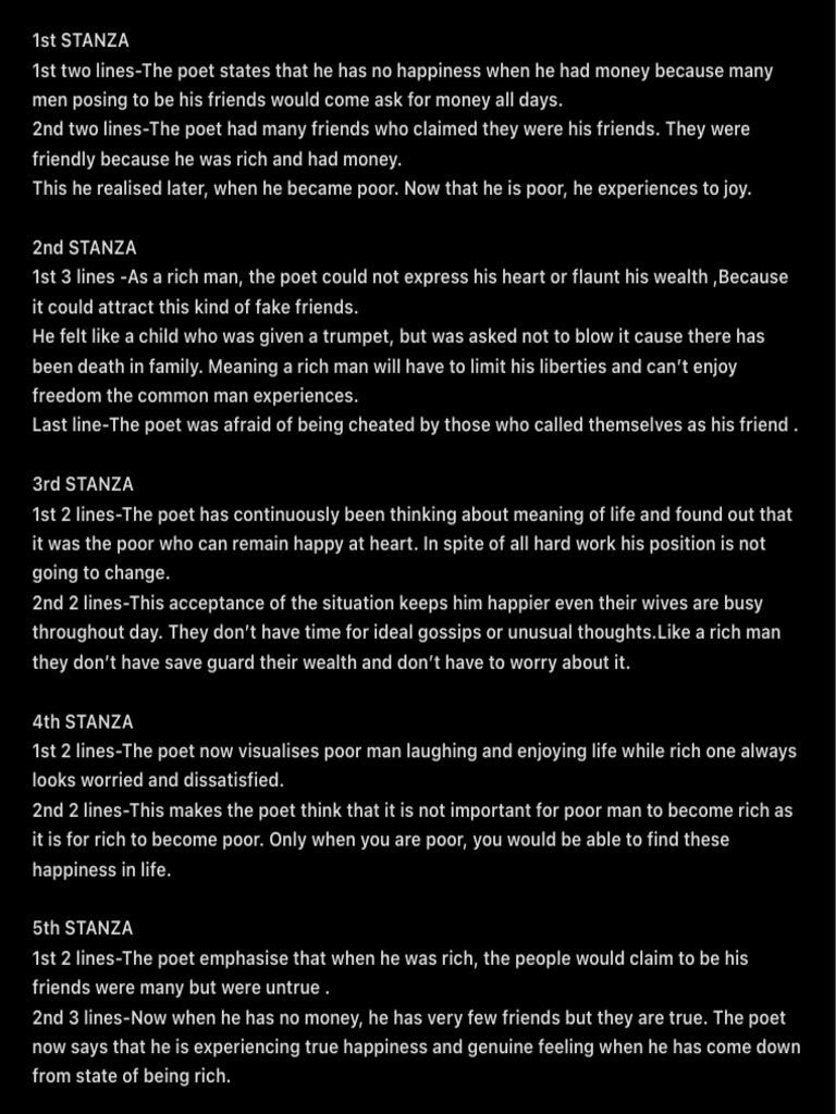 1st STANZA | PDF