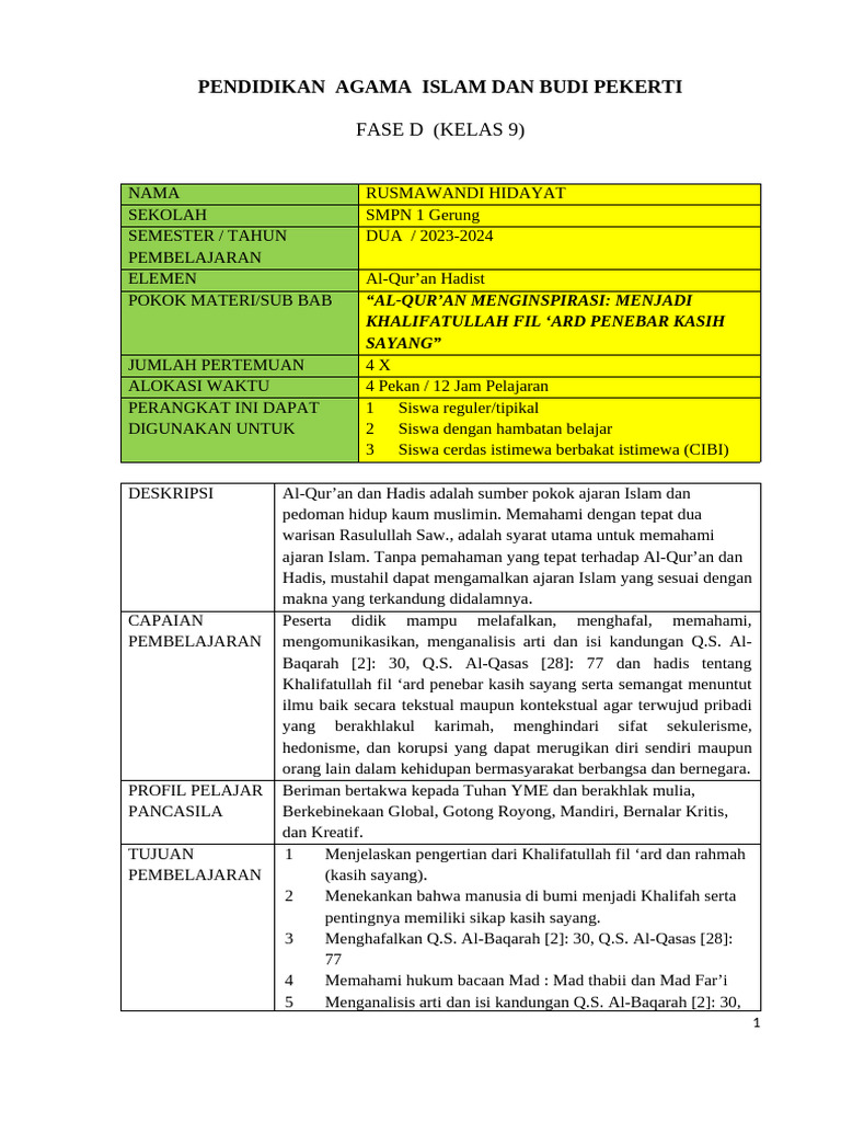 Modul Evaluasi Pemb. | PDF