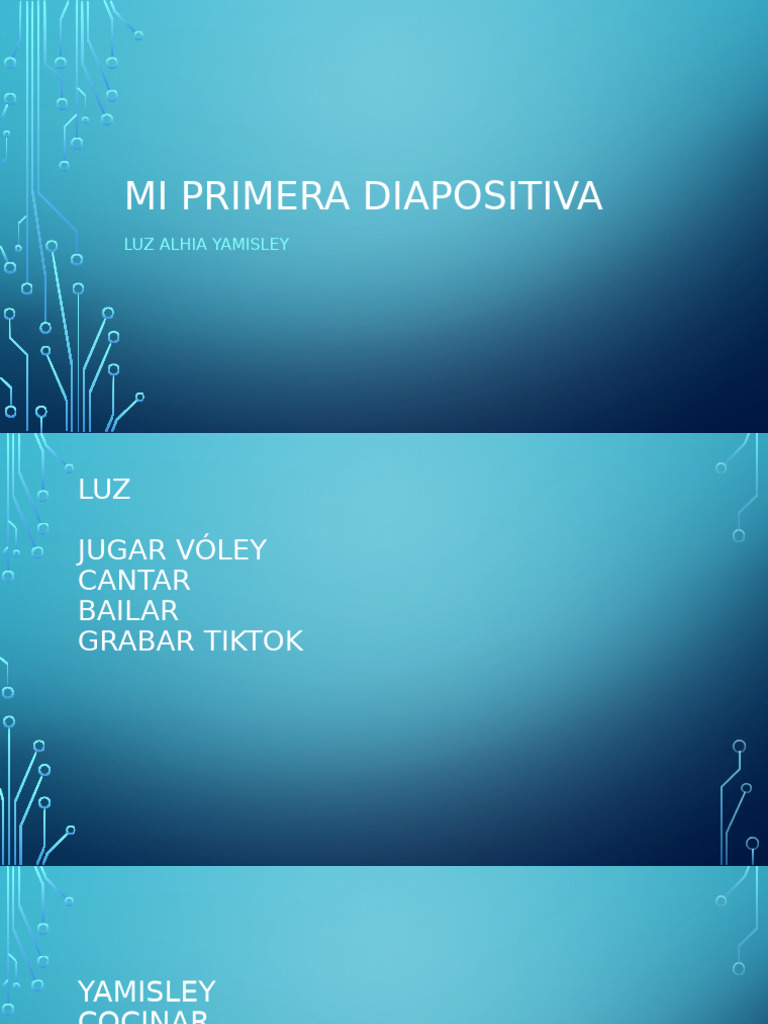 Mi Primera Diapositiva | PDF