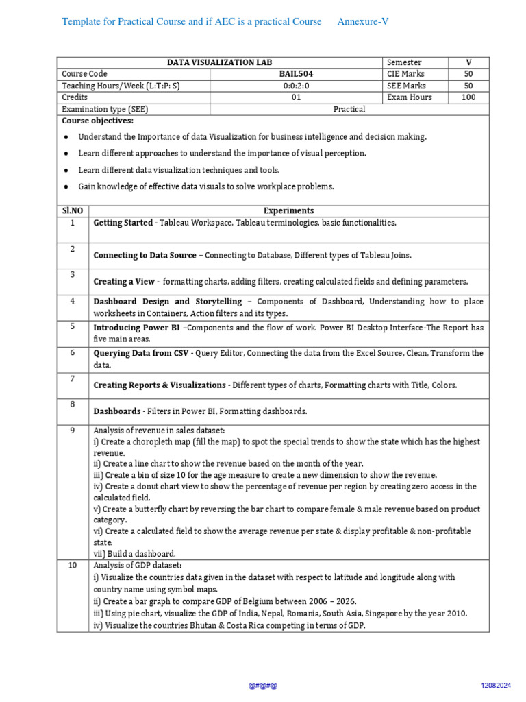 Data Visualization Lab | PDF