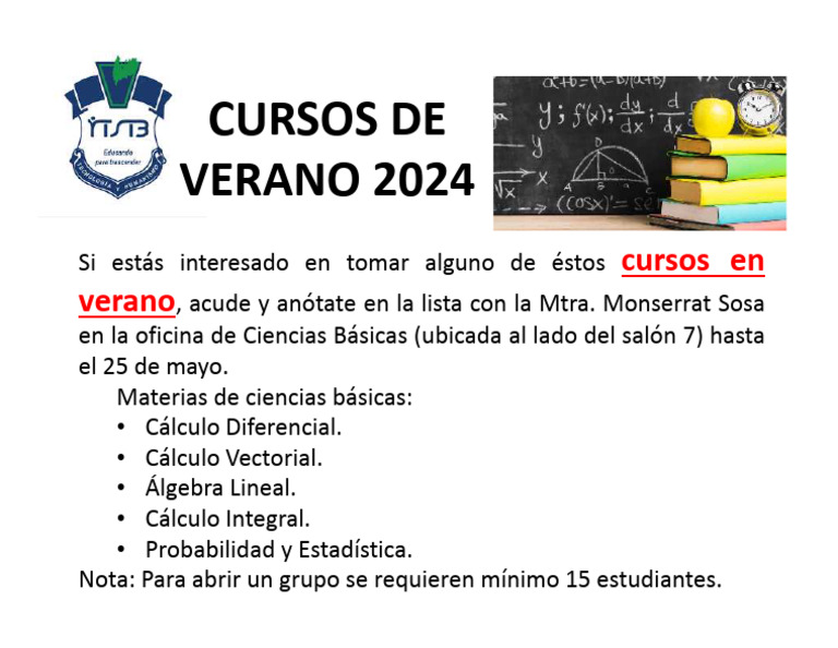 veraano basicas 2024 | PDF