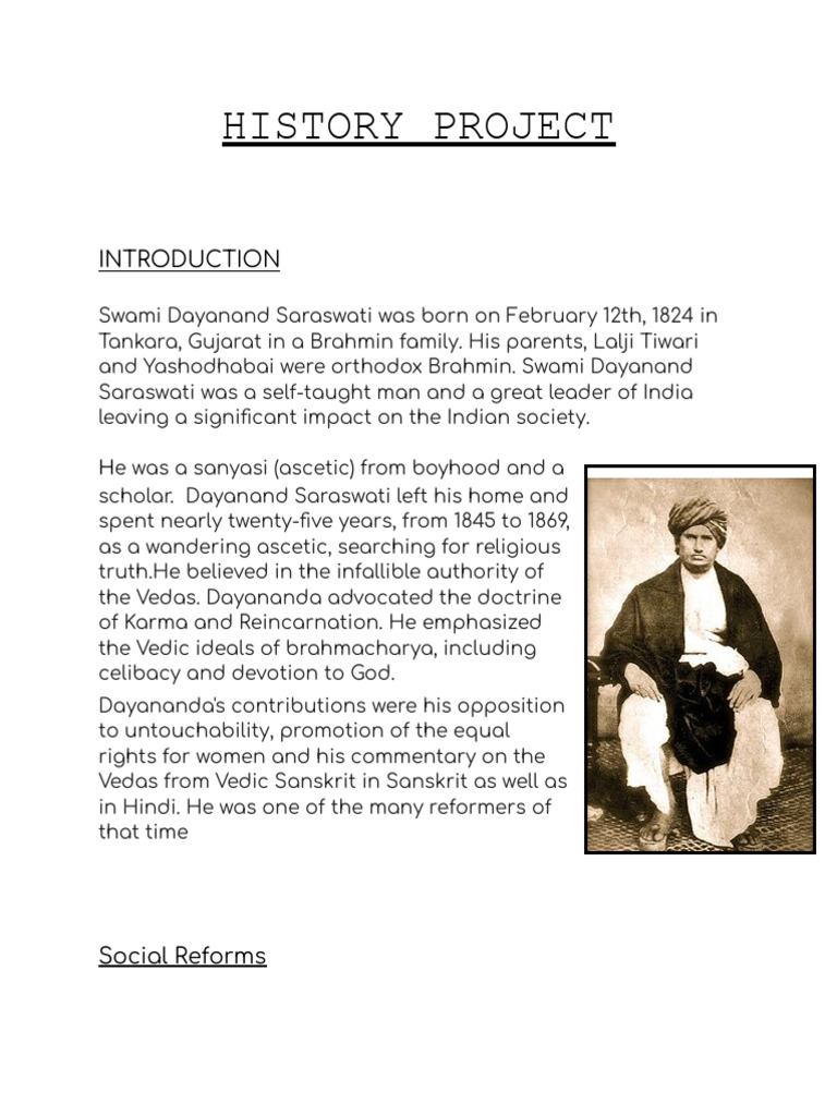 Swami Dayanand and the Shuddhi Movement | PDF | Indian Religions