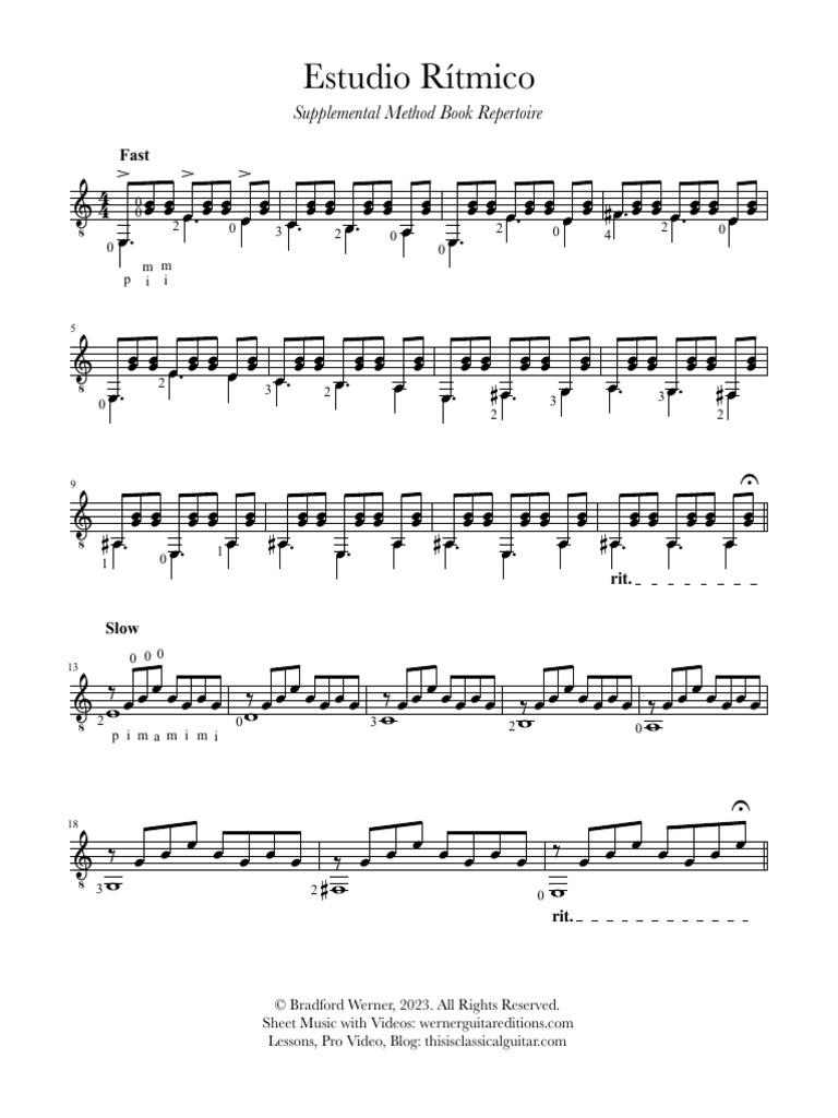 Estudio Ritmico | PDF