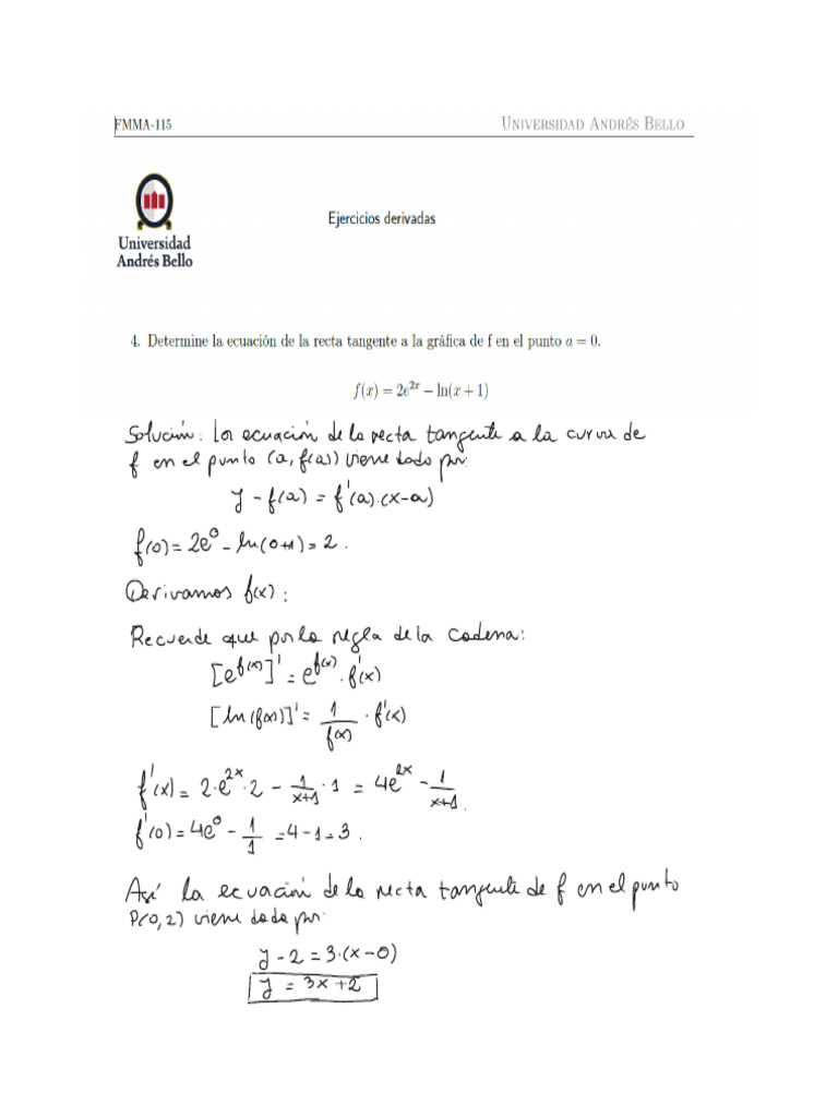 Ejercicio Sugerido 2c) Semana 1 FMMA 115 | PDF