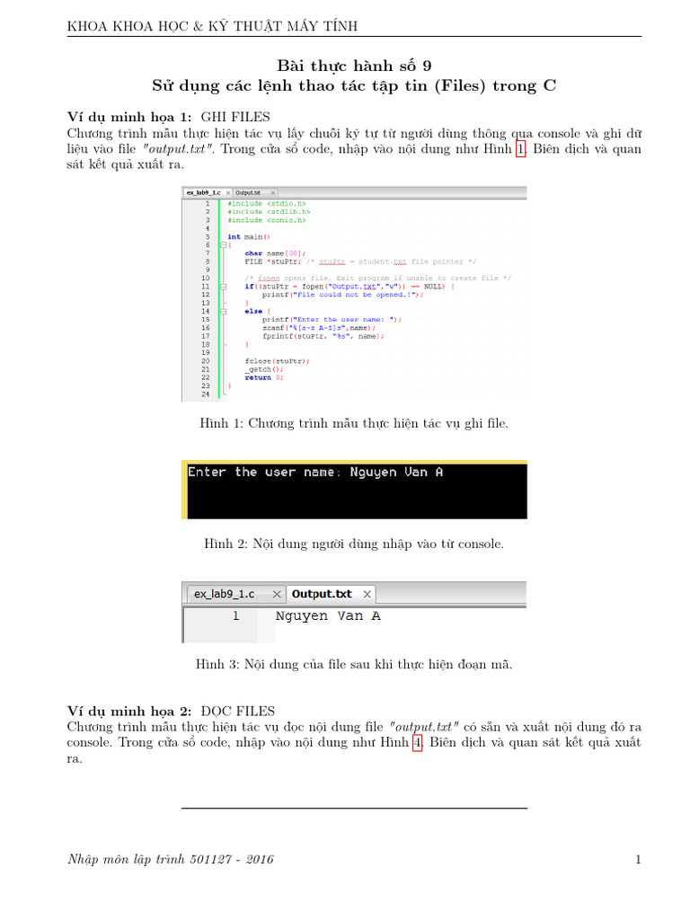 Nhap Mon Lap Trinh Tran Giang Son Lab9 (Cuuduongthancong - Com) | PDF