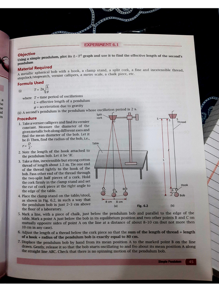 Simple pendulum | PDF