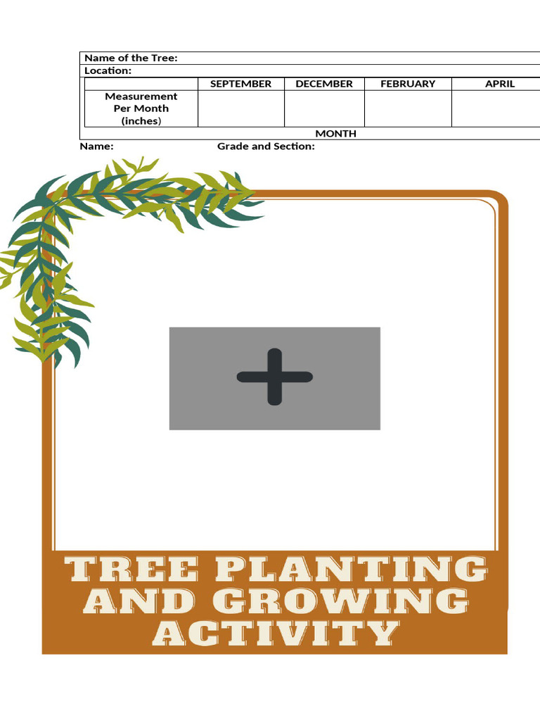 Tree Planting Template | PDF