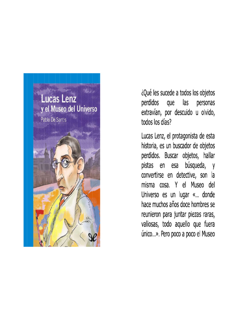 LUCAS LENZ y El Museo Del Universo de Pablo de Santis | PDF