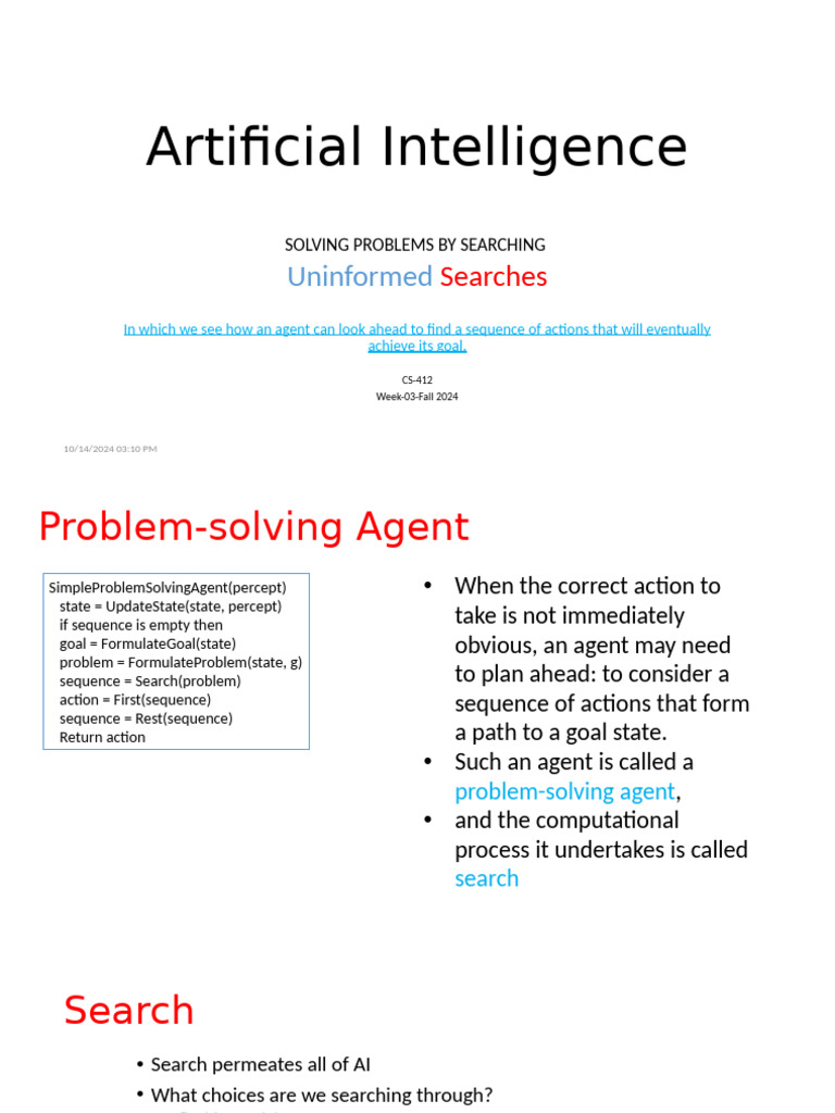 Uninformed Searches | PDF