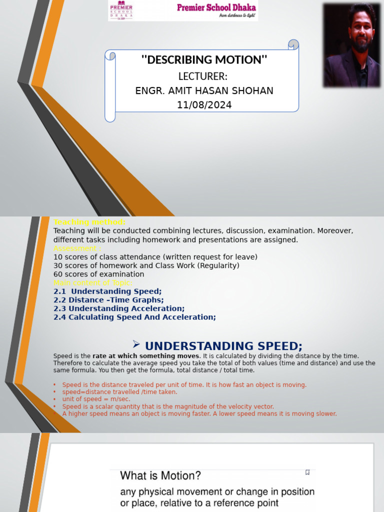 IGCSE - Physics0625 - C8 - Describing Motion | PDF | Teaching Methods & Materials | Computers