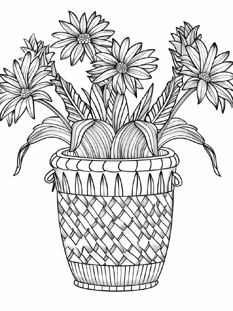 Flower Pot Template | PDF