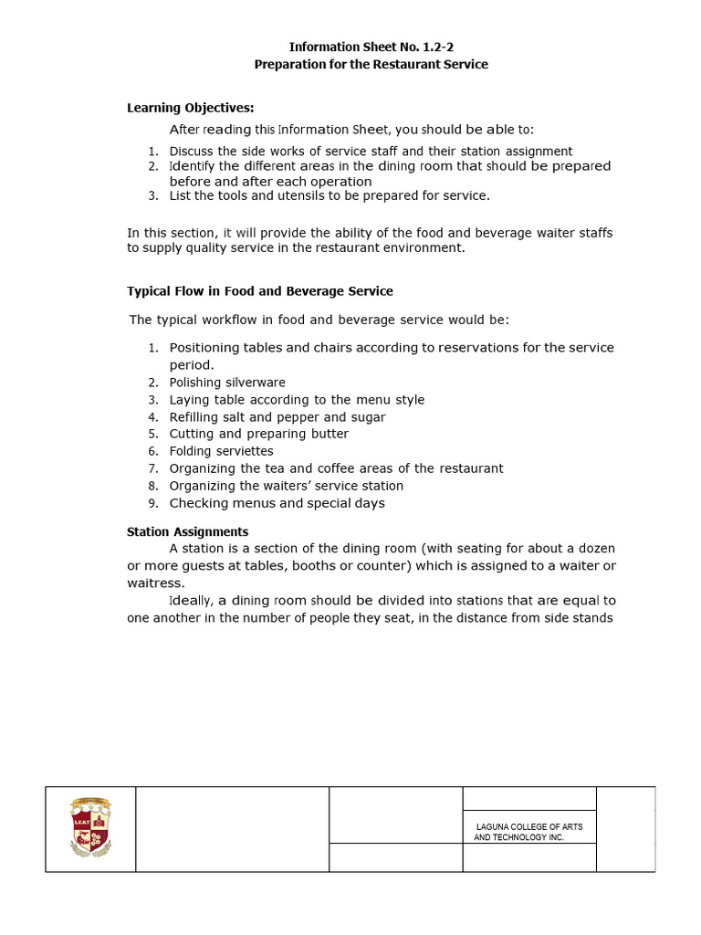 Information Sheet No. 1.2-2 | PDF