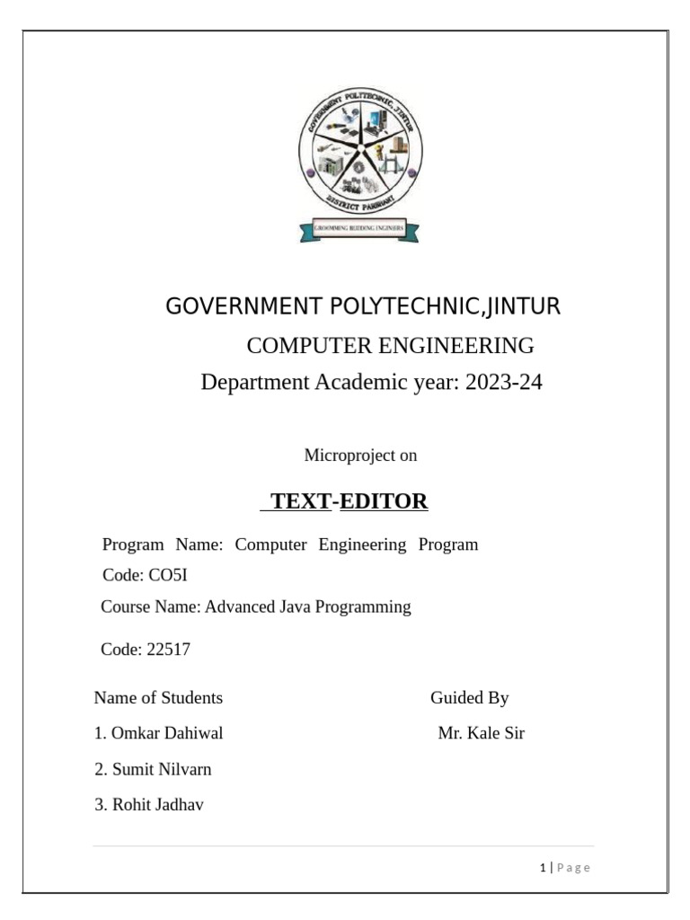 AJP Microproject | PDF AJP Microproject | PDF