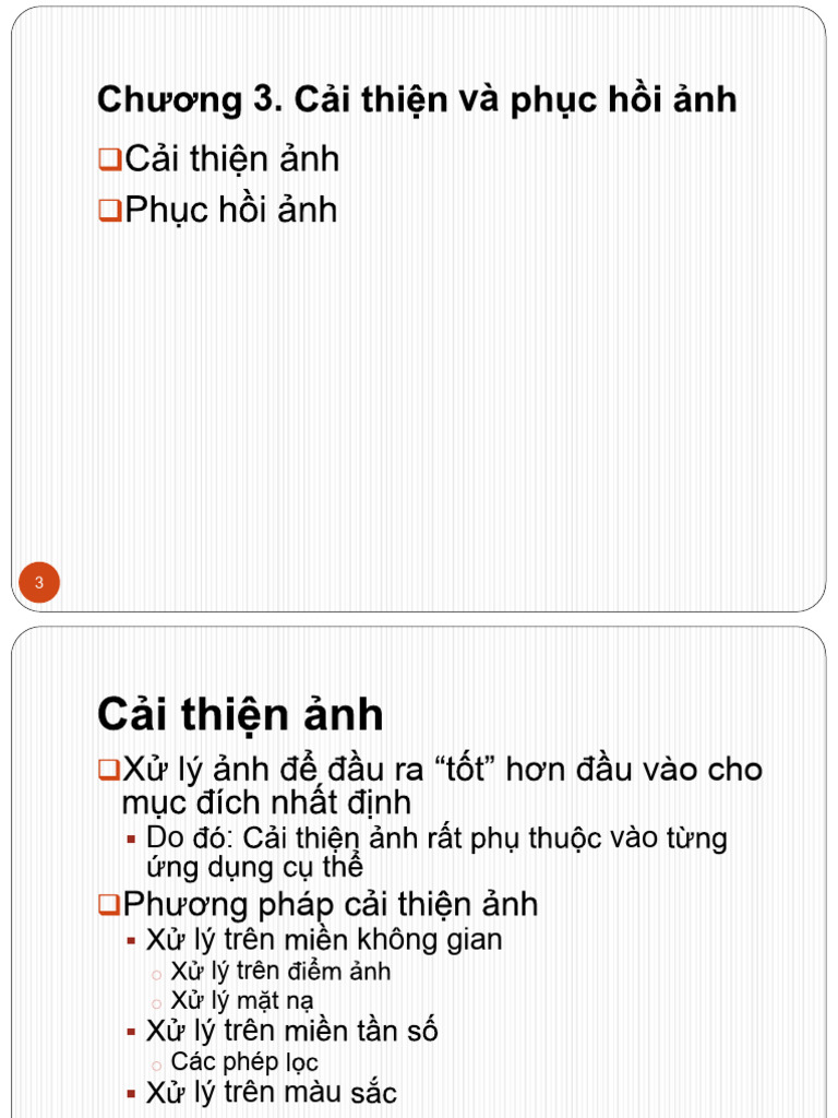 Digital Image Processing - Chapter 3. Cai Thien - Phuc Hoi Anh ...