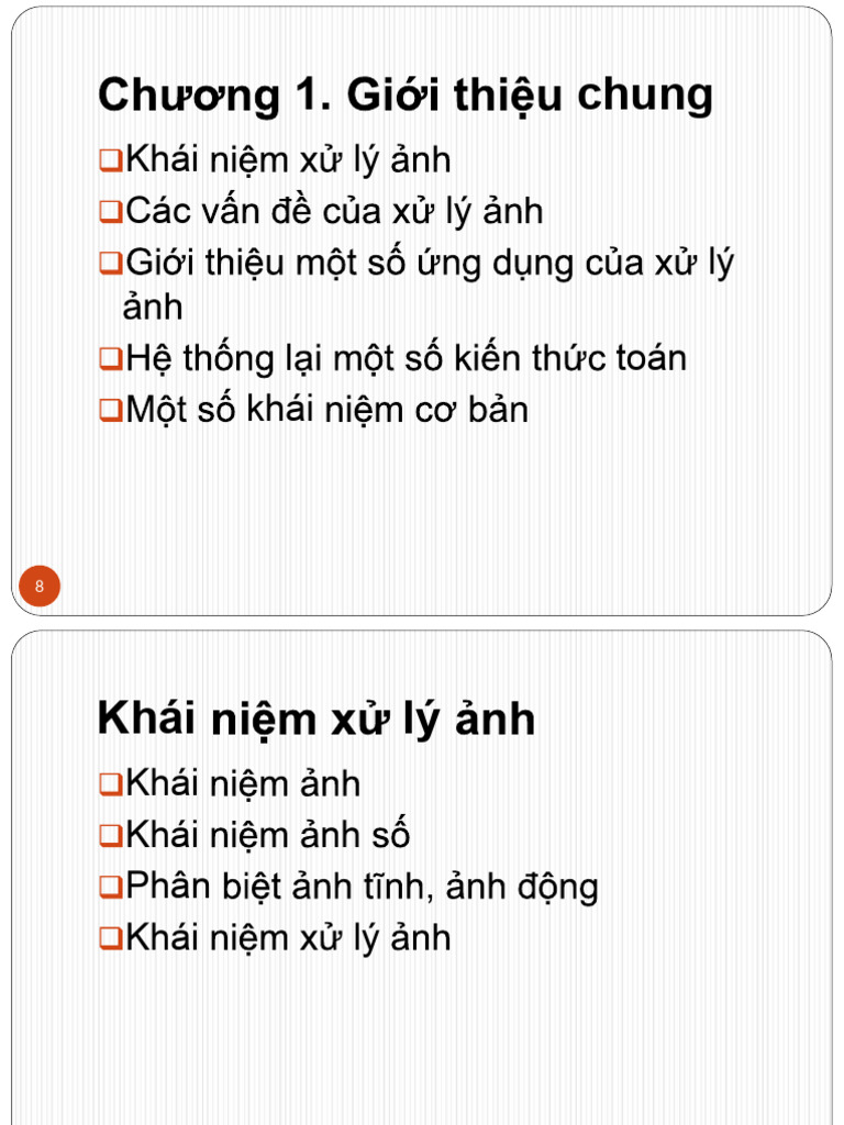 Digital Image Processing - Chapter 1. Gioi Thieu Chung | PDF