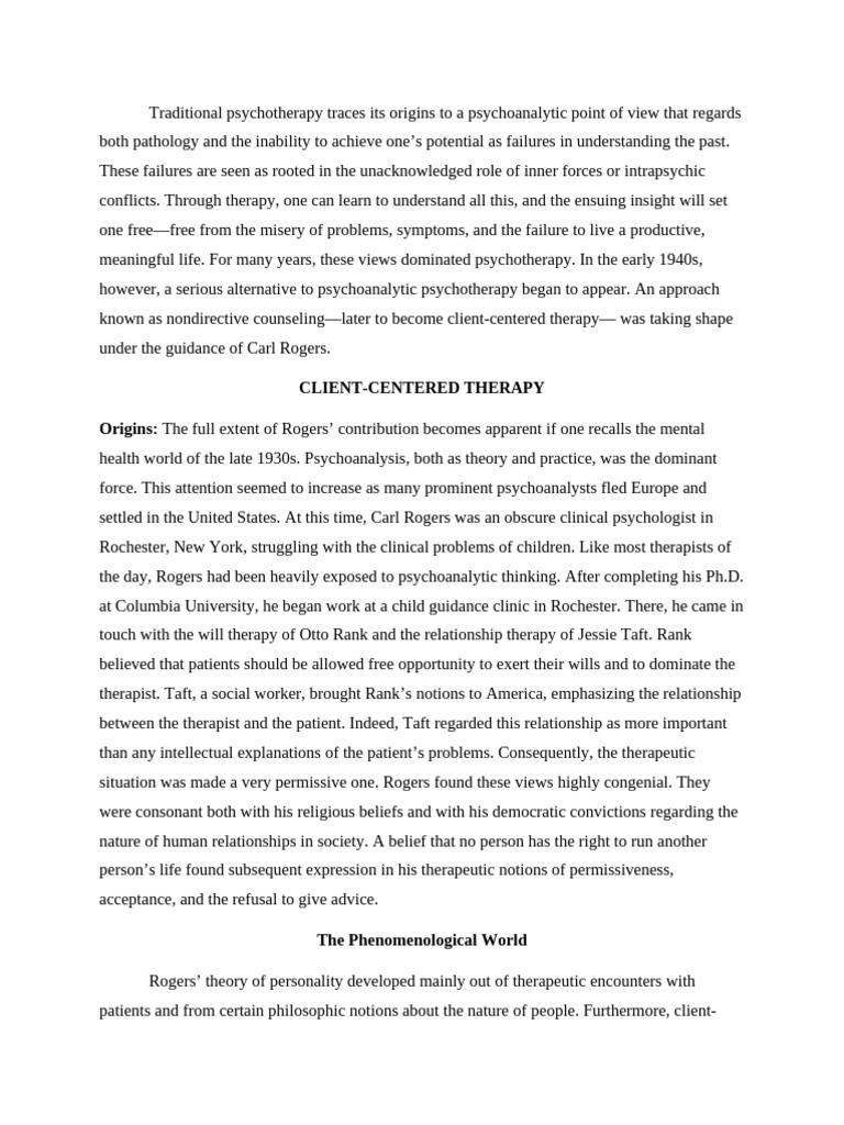 Existential Therapy | PDF