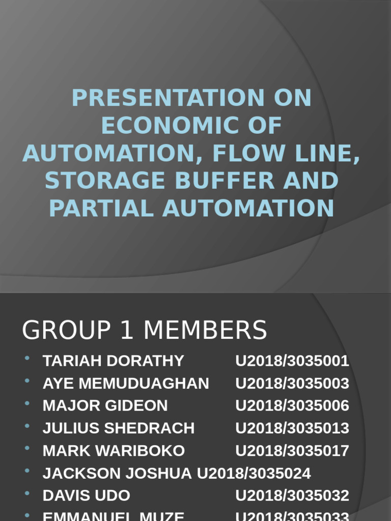 Automation Economics | PDF