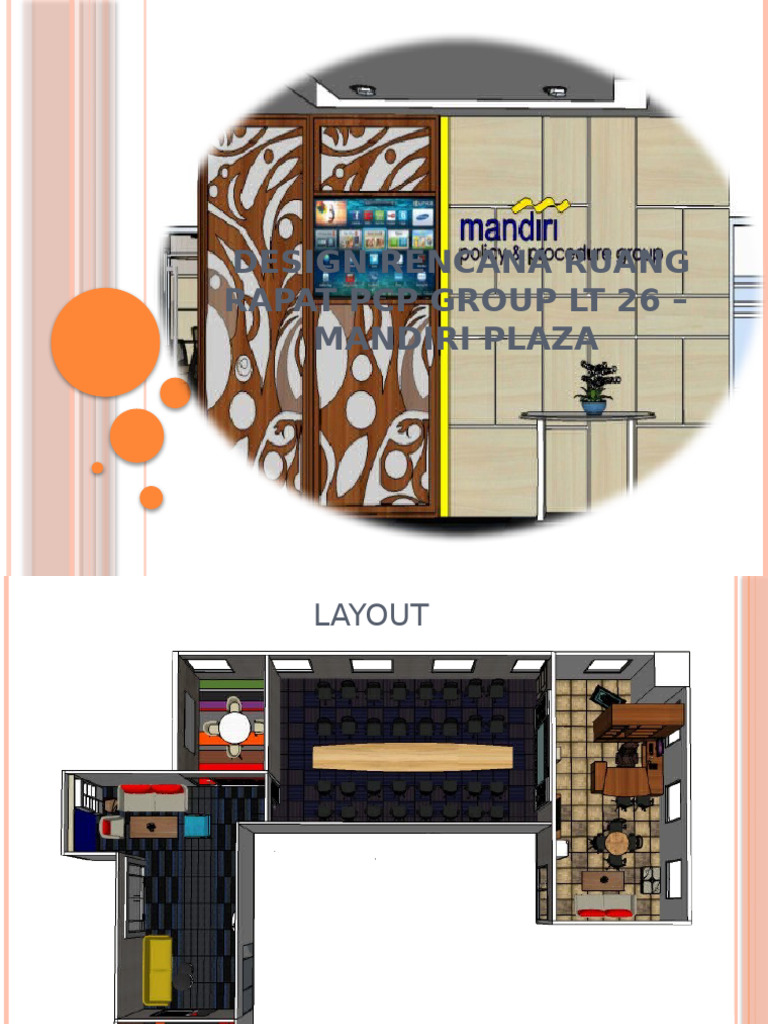 Design Rencana Ruang Rapat PCP Group LT 26 | PDF