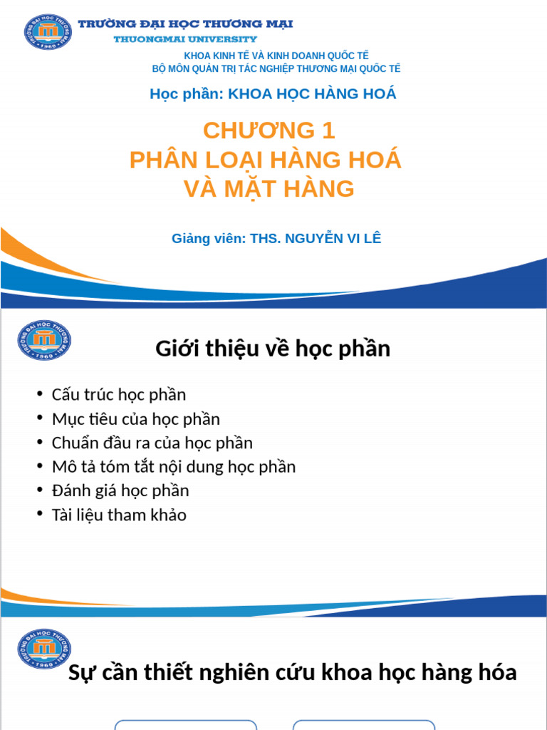 Chương 1 KHHH - Vi Lê | PDF