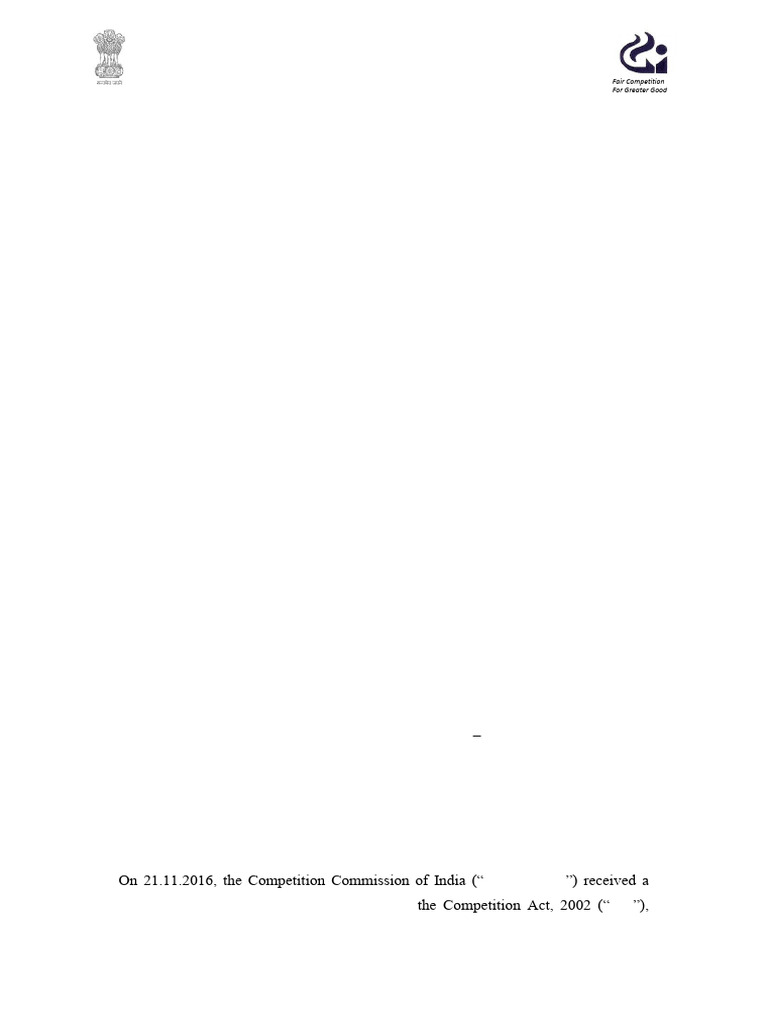 Nippon Yusen Kabushiki Kaisha Ltd. CCI Order | PDF