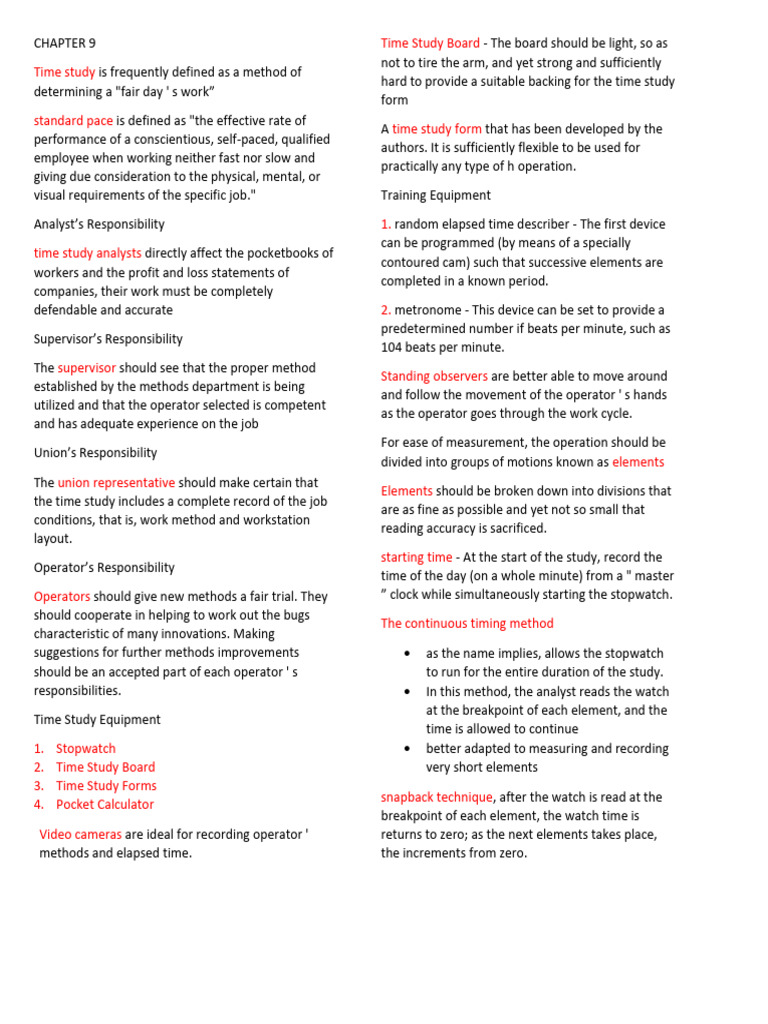 CHAPTER 9 Reviewer | PDF