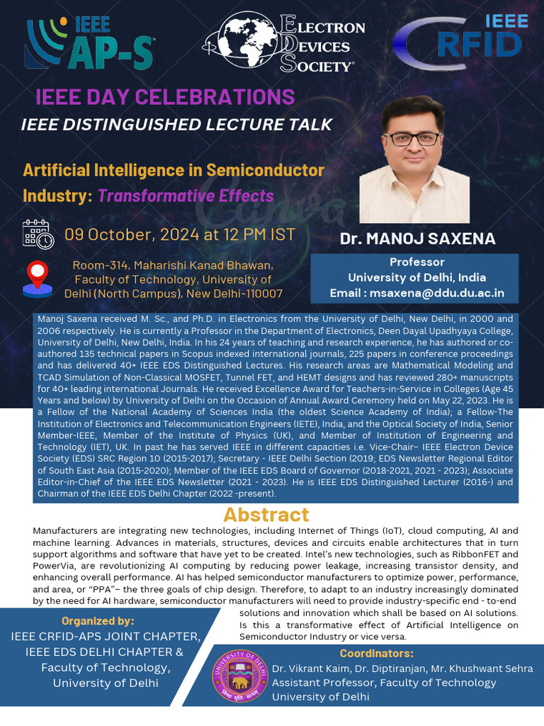 Ieee Day Flyer Fot | PDF