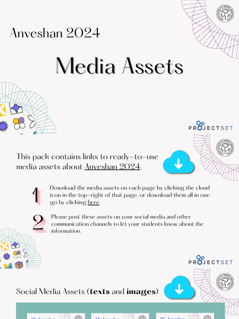 AIU Anveshan 2024 - Media Assets | PDF