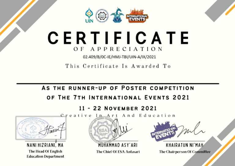 Annisa Poster competition juara 2 | PDF