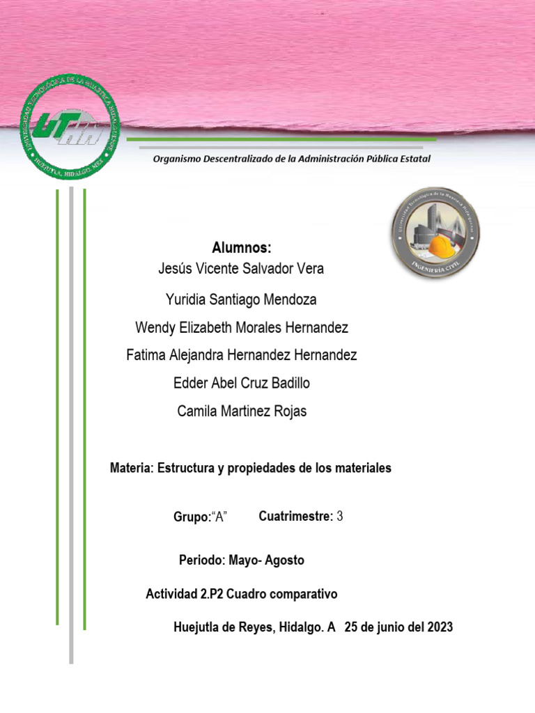 ACT 2P.2 CUADRO COMPARATIVO EyPM | PDF | Polímeros | Compuestos químicos