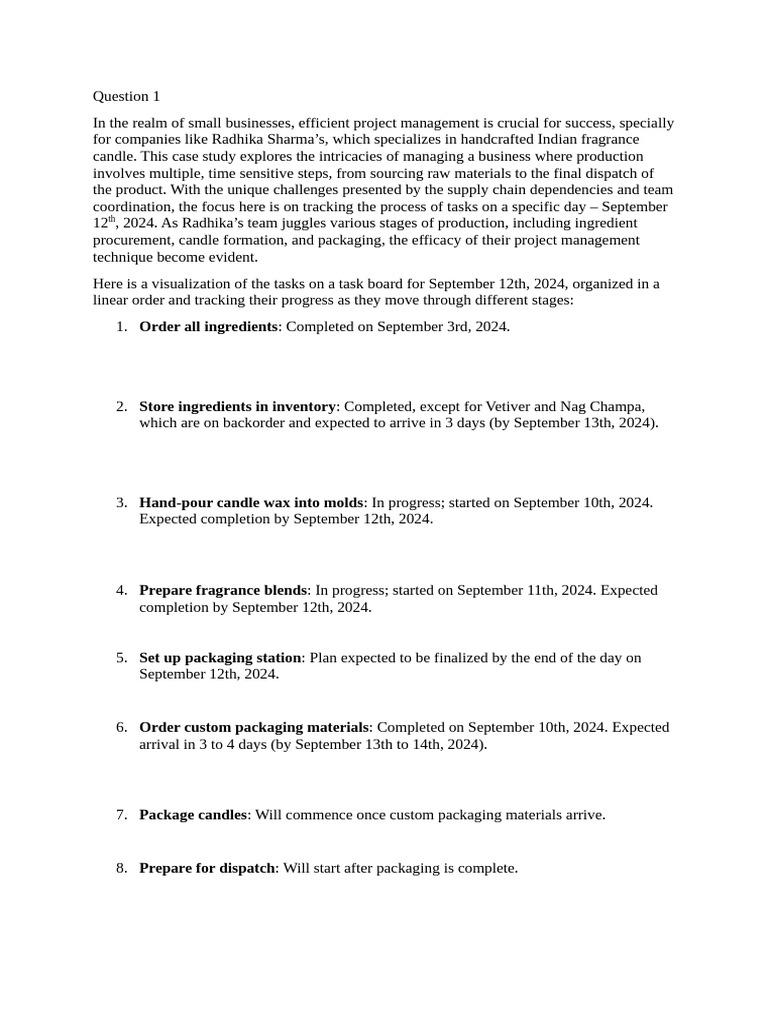 Project Managment Answers Pdf