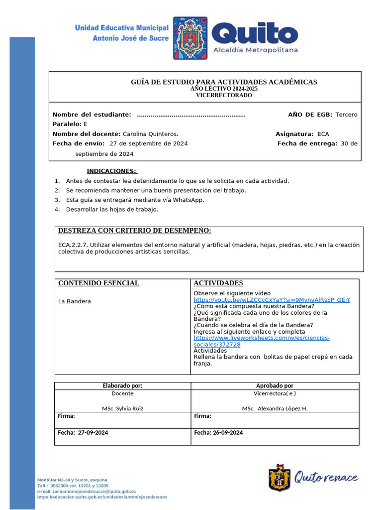 Guia de Estudio - Eca | PDF