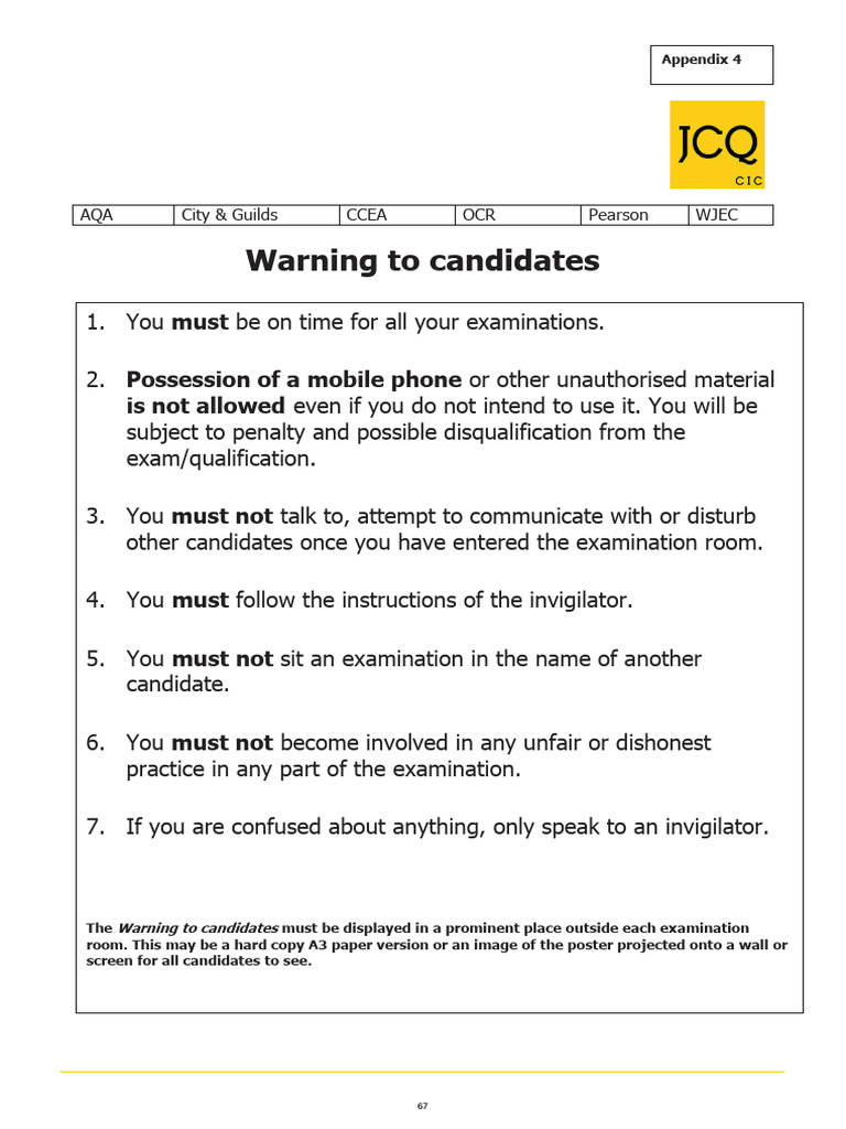Candidate Info Sheet | PDF