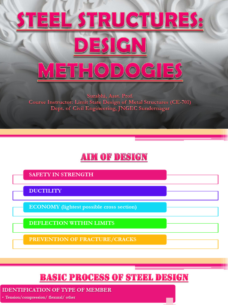 Design methodologies steel structures | PDF