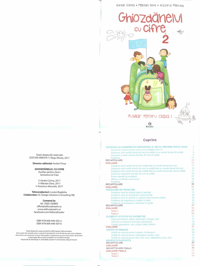 Ghiozdanelul Cu Cifre 2 | PDF