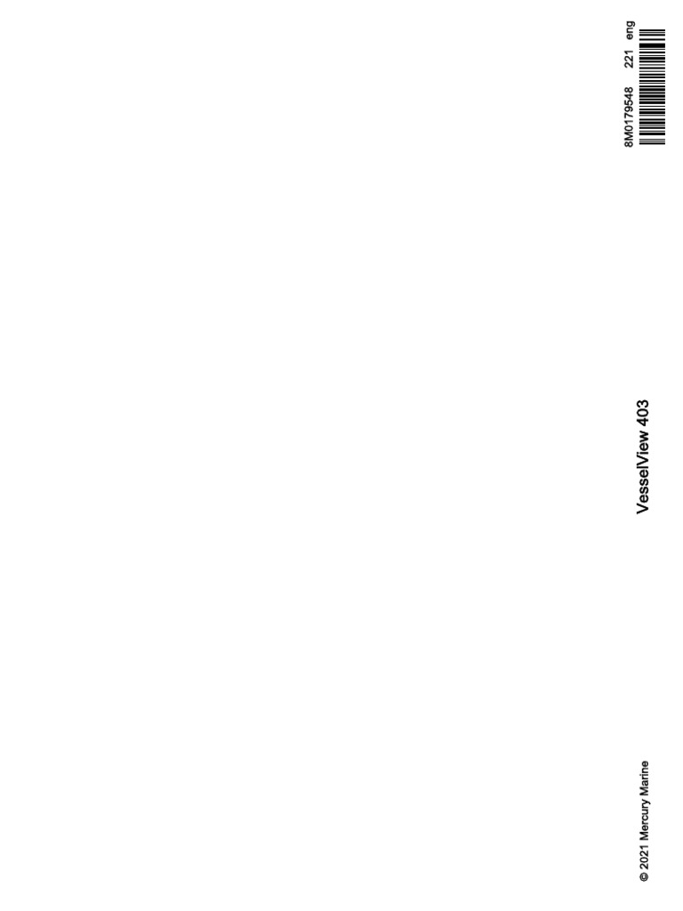 VesselView403 Operation Manual | PDF